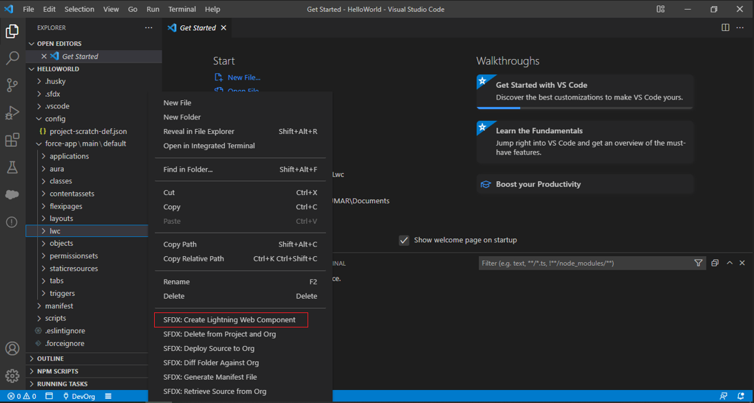 Setup Vs code for Lightining web component (LWC) - SFDC Pathshala