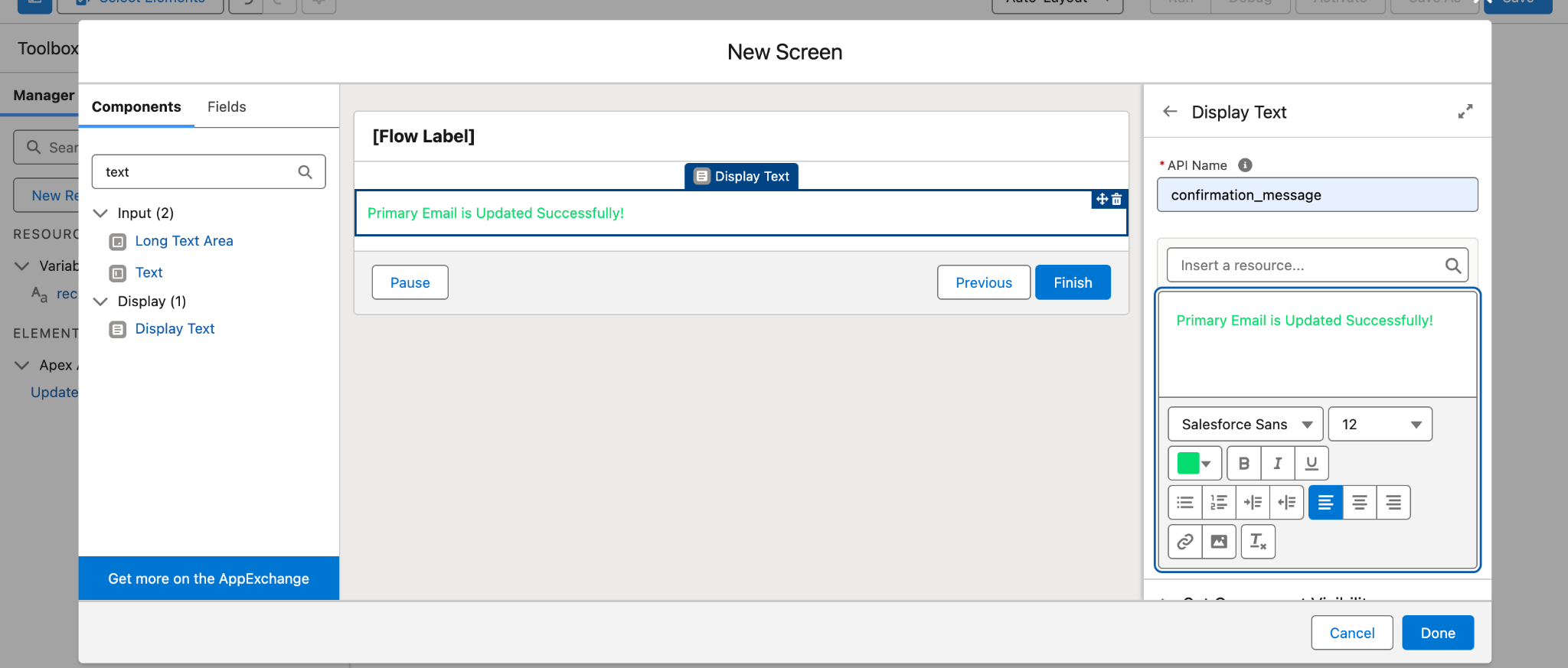 How to call apex class from salesforce flow - SFDC Pathshala